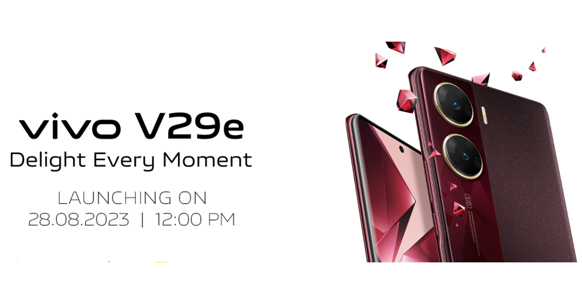 Vivo V29e India launch confirmed to launch in India on August 28