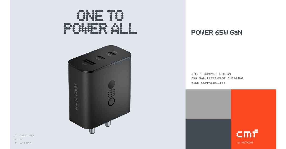 CMF Buds Pro, Watch Pro, Power 65W GaN debuts in India: Details inside