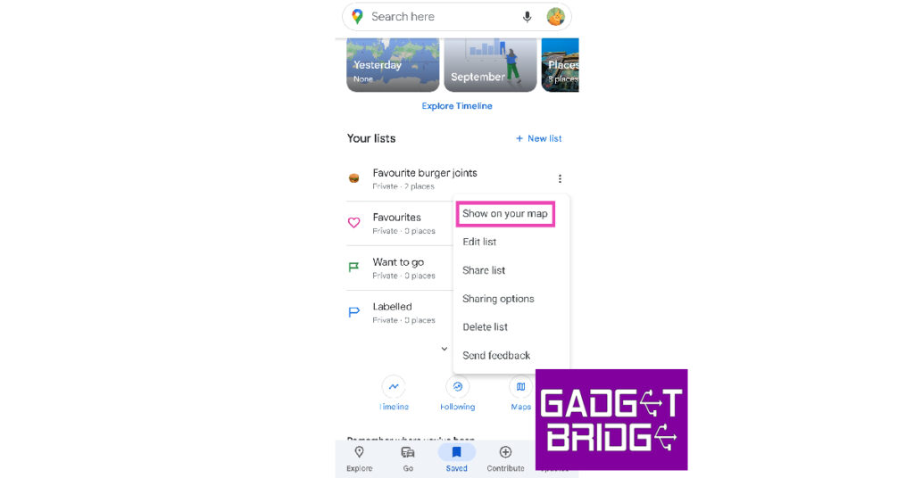 How to label your saved places on Google Maps with an emoji?