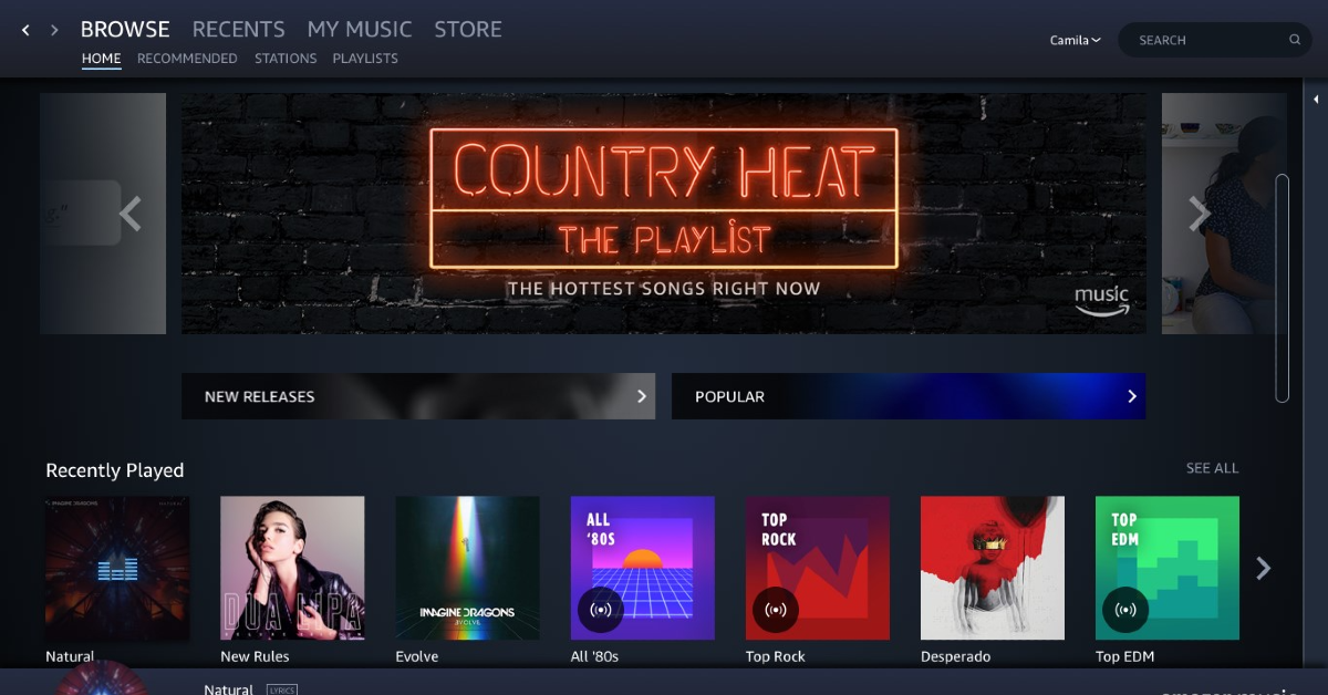 How to find downloaded songs and playlists on Amazon Music?