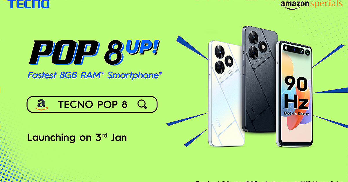 Tecno Pop 8 confirmed to launch in India on this day: Tech specs ...