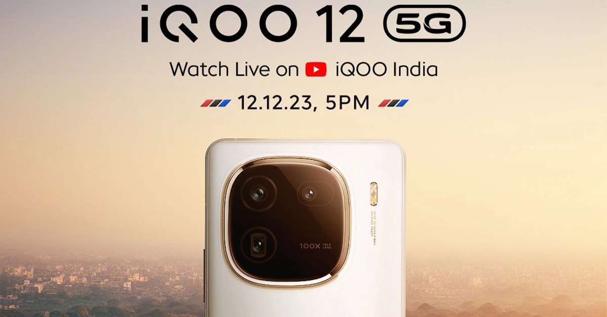 iQoo 12 5G launching in India today: Here is how to watch the event live