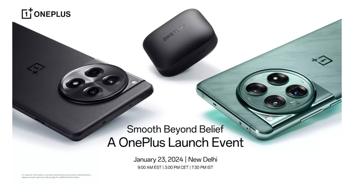 OnePlus 12, OnePlus 12R, OnePlus Buds 3 launch event today
