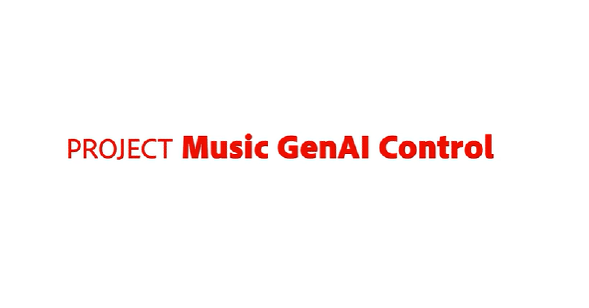Adobe unveiled Project Music GenAI Control