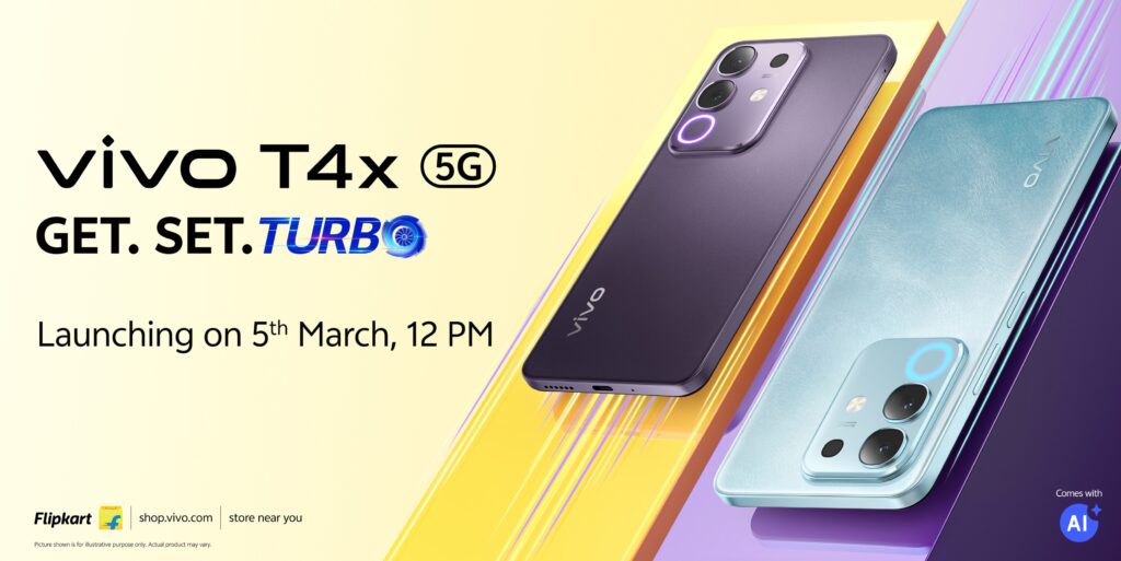 Vivo T4x 5G India launch date announced, listed on Flipkart