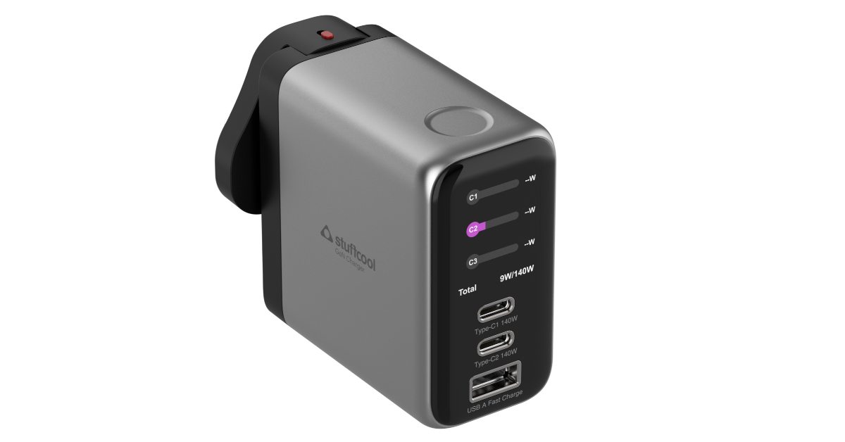 Stuffcool launched the Nomad Pro PD 3.1 140W GaN Charger in India